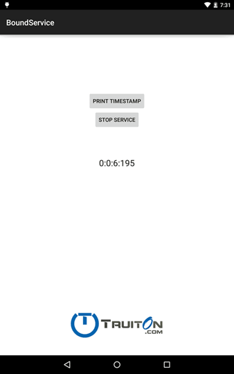 Android Bind Service Using A Messenger Truiton