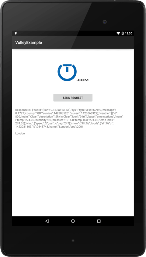 Android Volley Example Truiton
