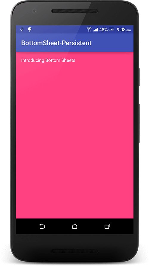 Android Bottom Sheet Example Truiton